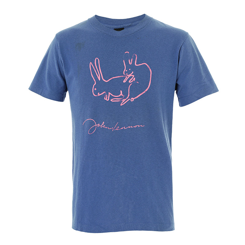 80s Fuckin Rabbit Drawing by John Lennon t shirt – weber